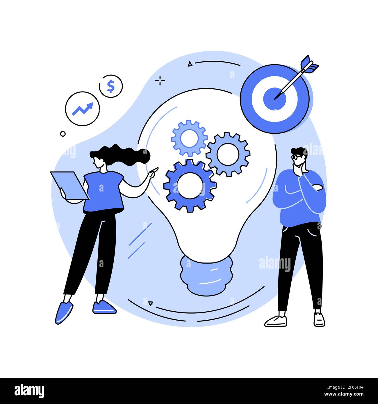 New idea generation abstract concept vector illustration Stock Vector ... New idea generation abstract concept vector illustration Stock Vector ...