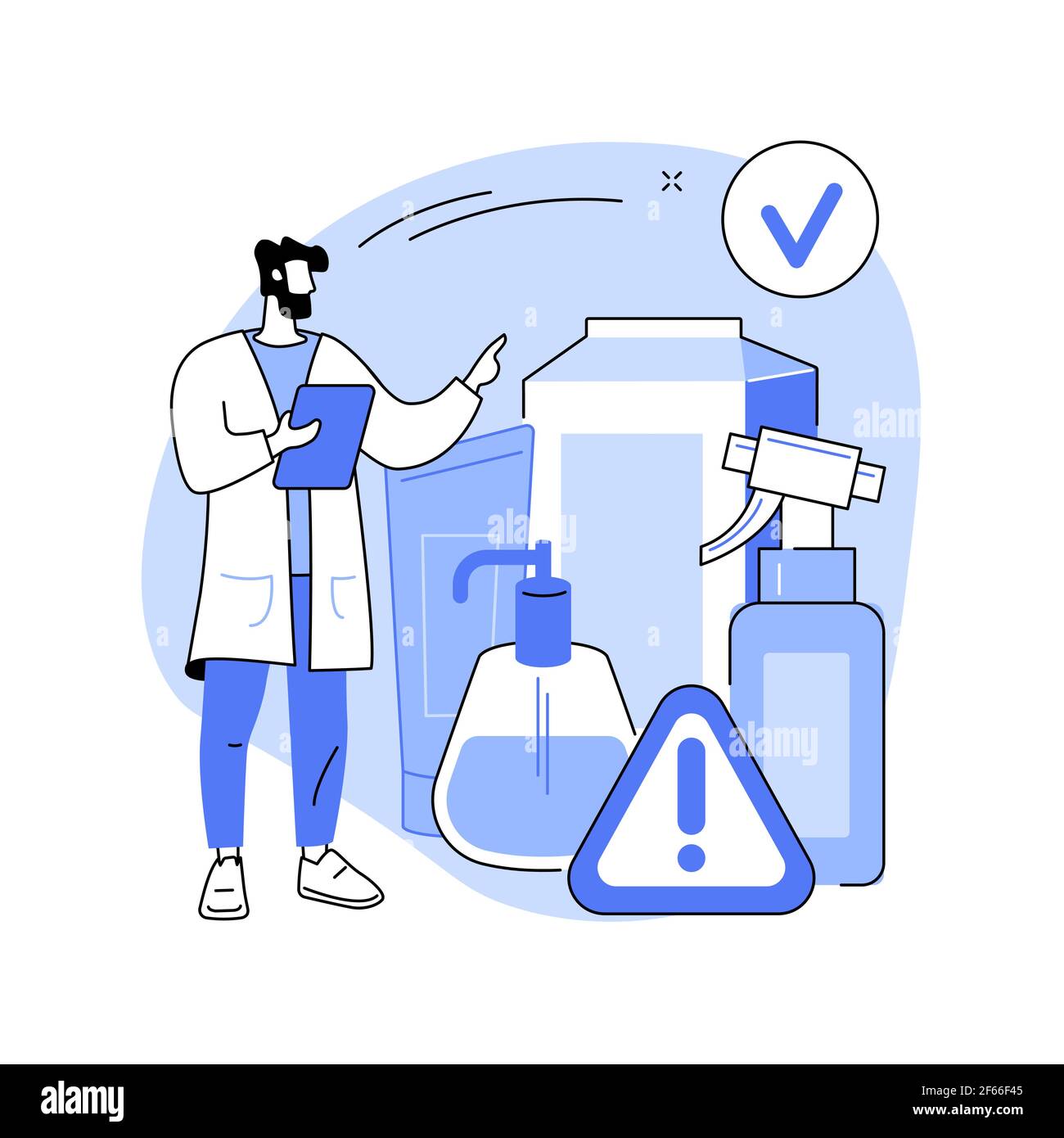 product safety abstract concept vector illustration Stock Vector Image ...