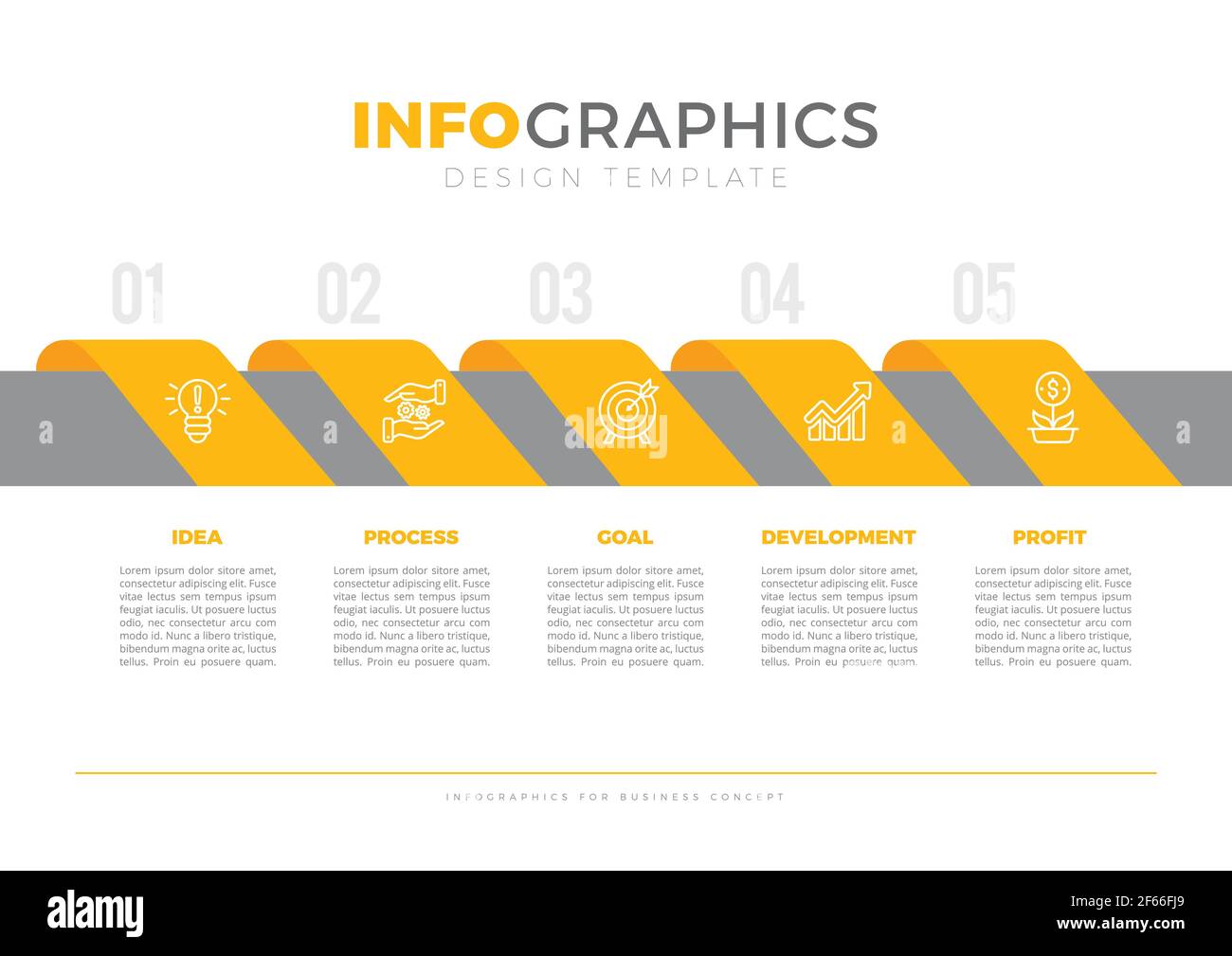 5 infographics hi-res stock photography and images - Alamy