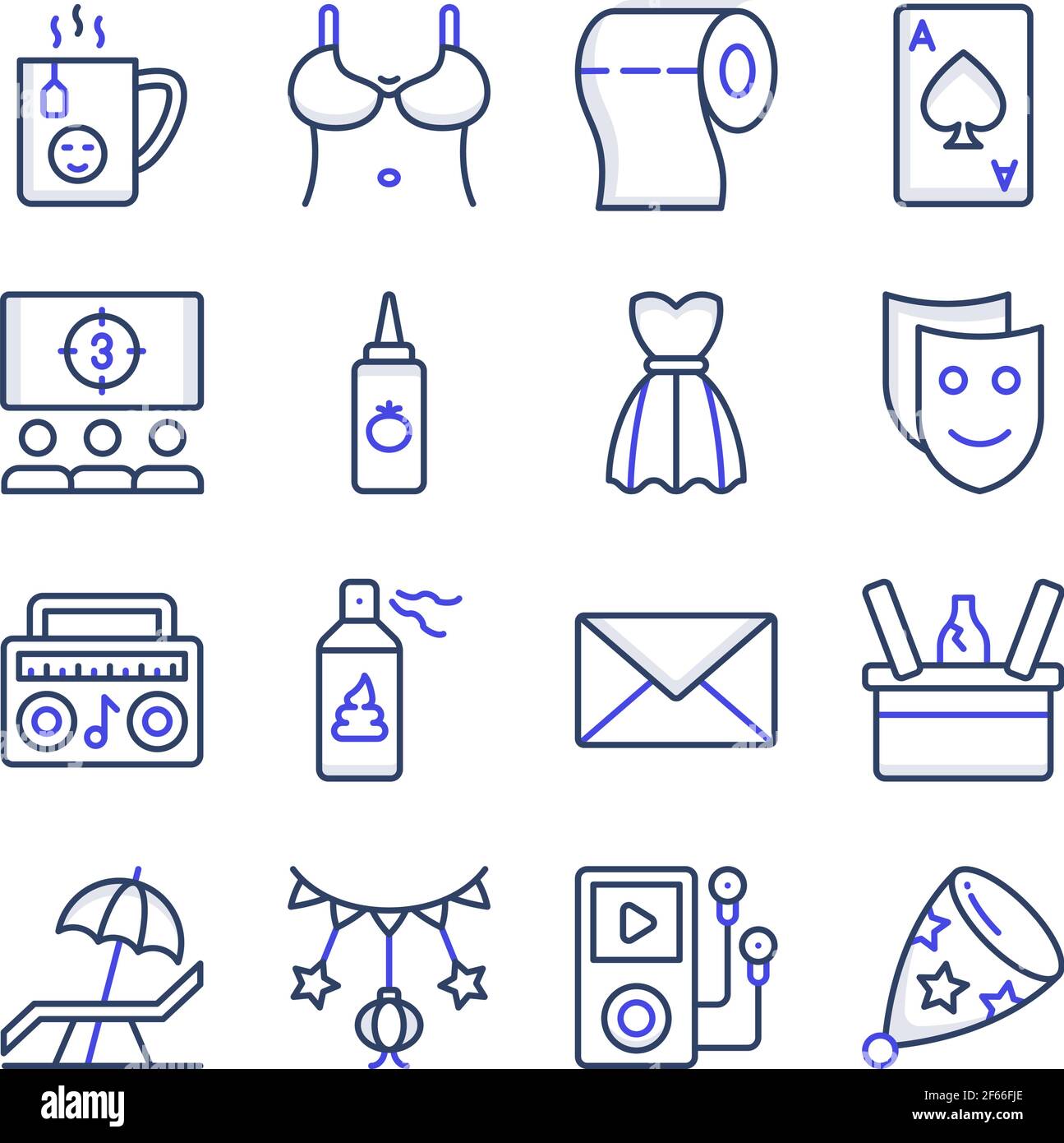 Portable bottle water flat Stock Vector Images - Alamy