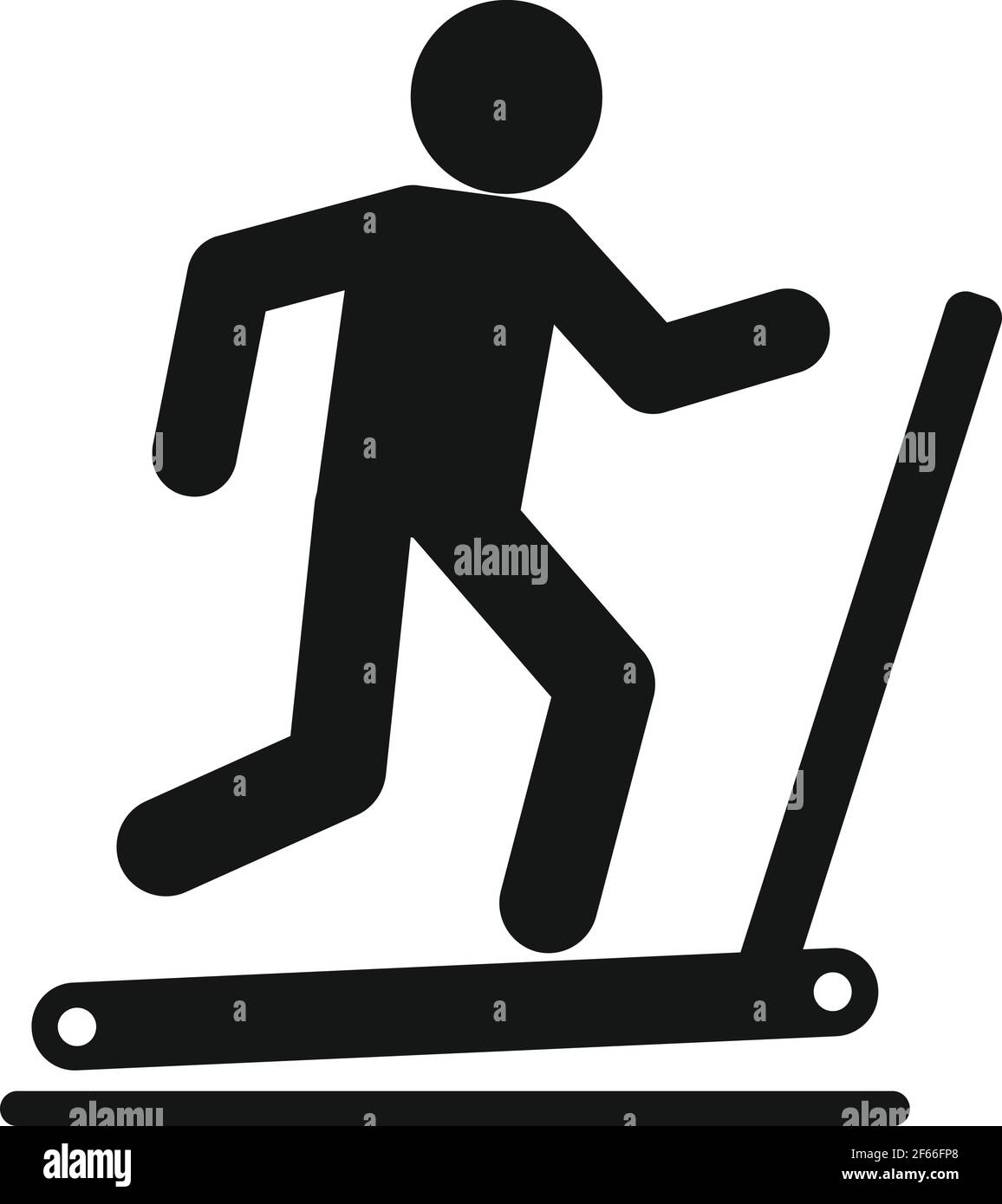 Run treadmill icon, simple style Stock Vector Image & Art - Alamy