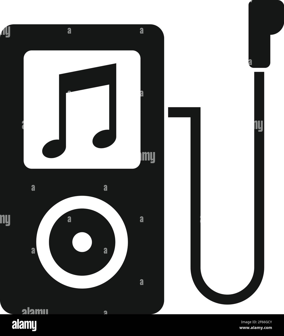 Gym music player icon, simple style Stock Vector Image & Art - Alamy