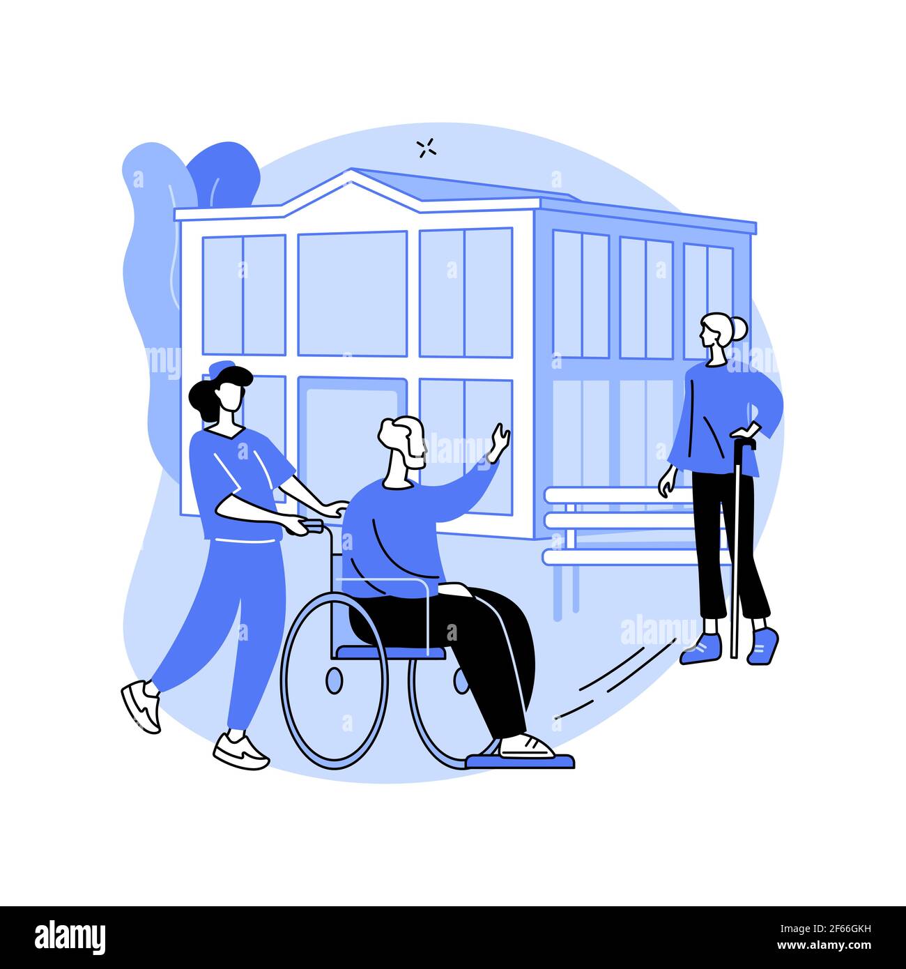 Nursing home therapy Cut Out Stock Images & Pictures - Alamy