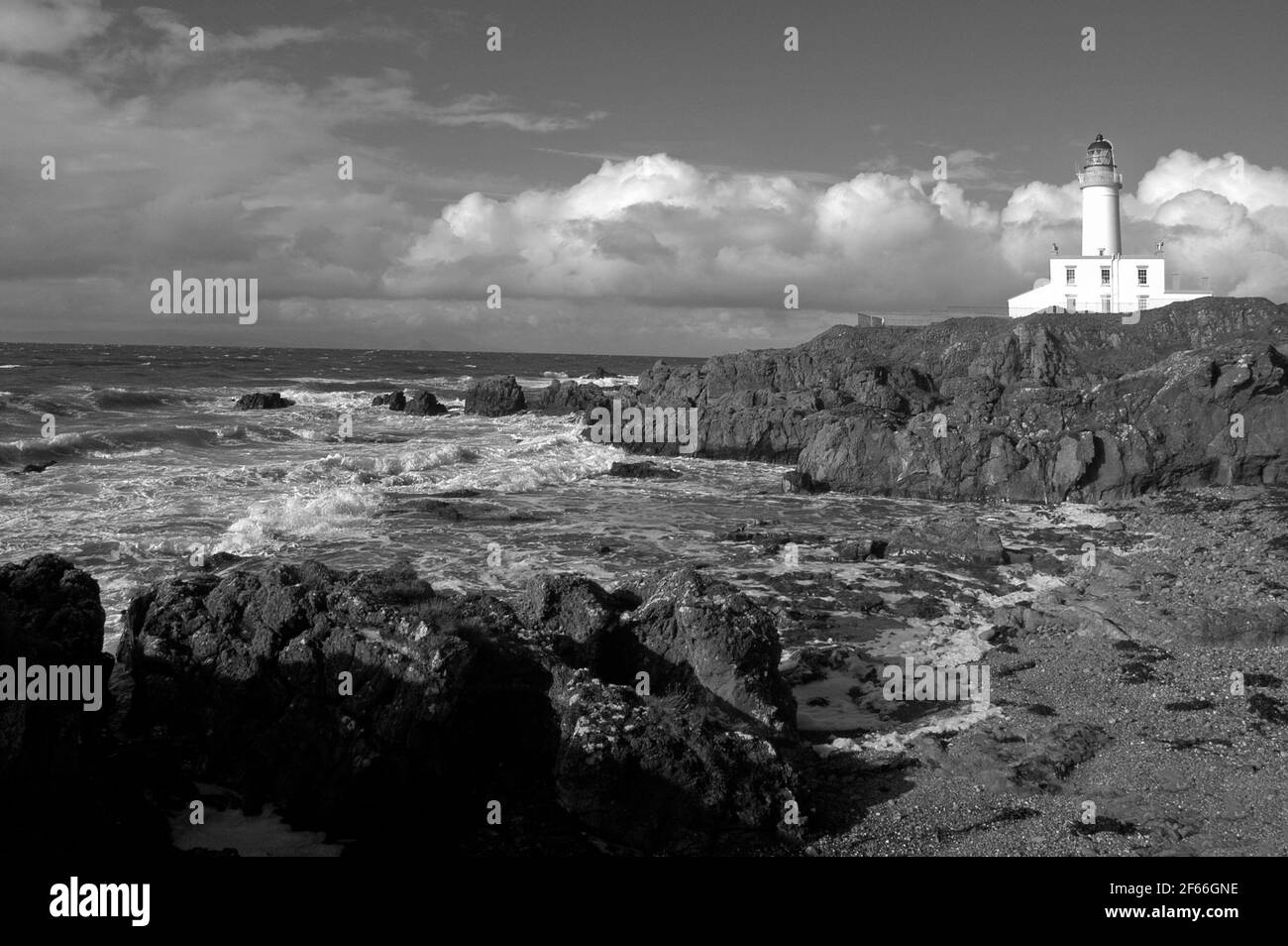 Stone lighthouse building in Black and White Stock Photos & Images - Alamy