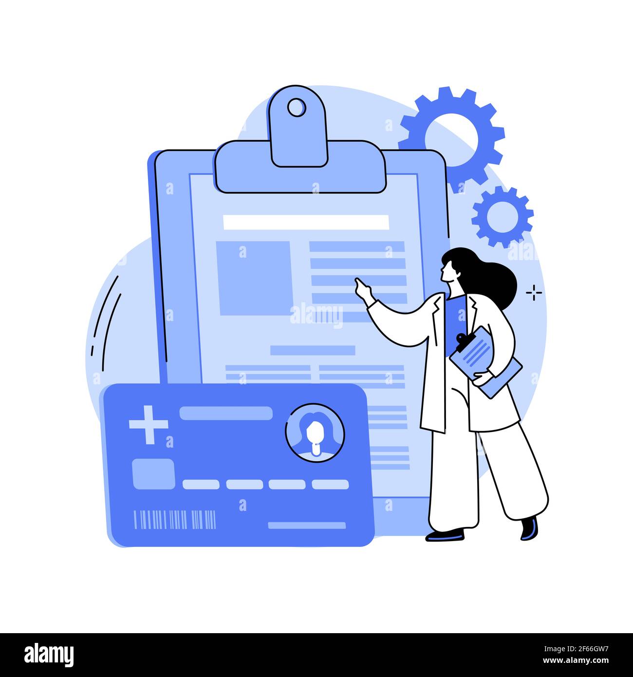 Healthcare smart card abstract concept vector illustration Stock Vector ... Healthcare smart card abstract concept vector illustration Stock Vector ...