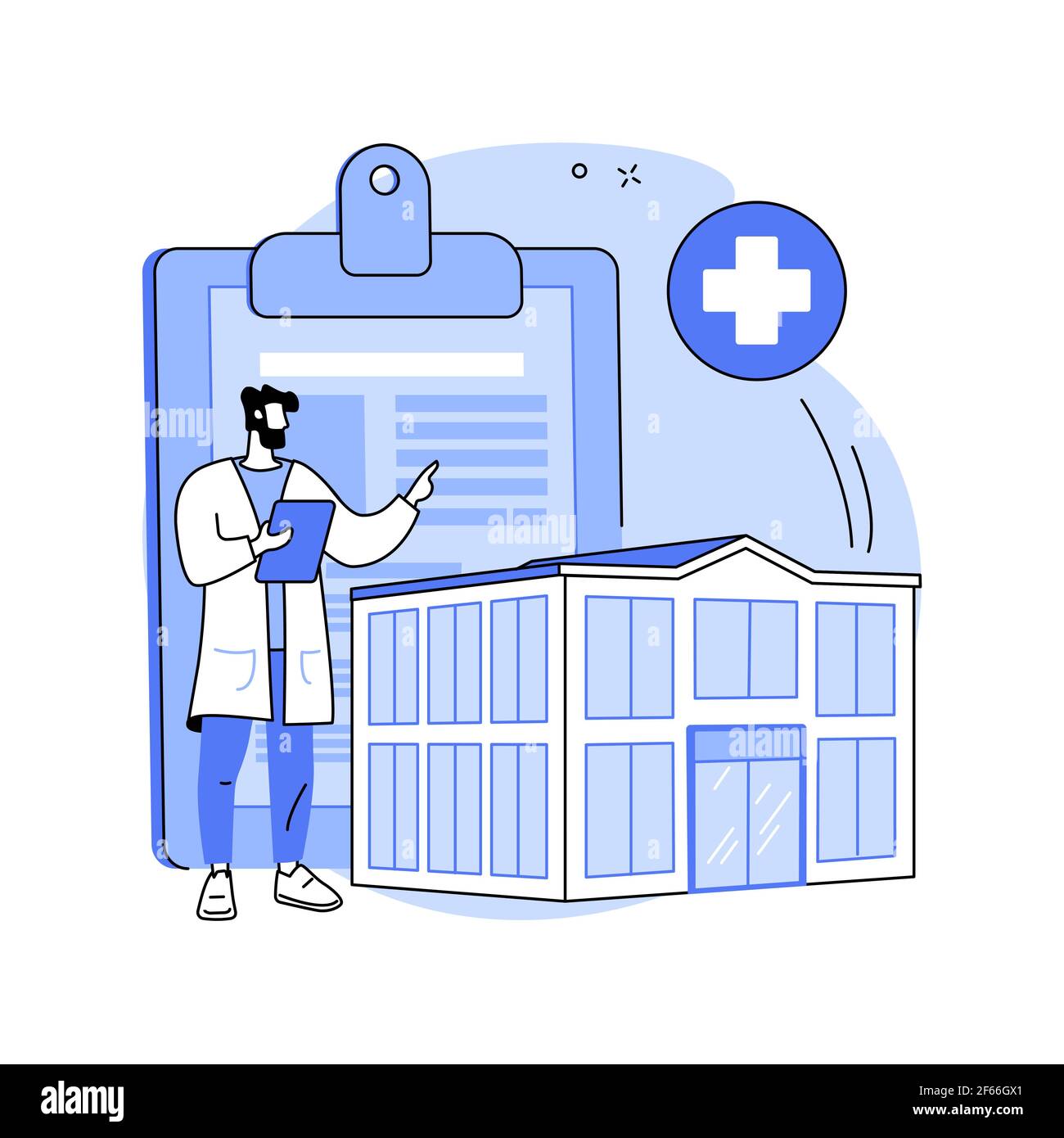 Private healthcare abstract concept vector illustration Stock Vector ...