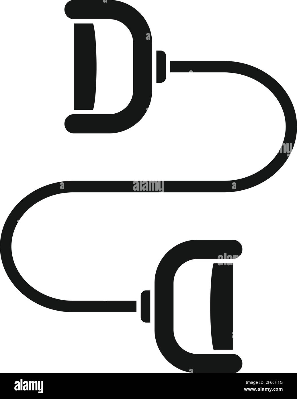 Muscle stretch icon, simple style Stock Vector Image & Art - Alamy