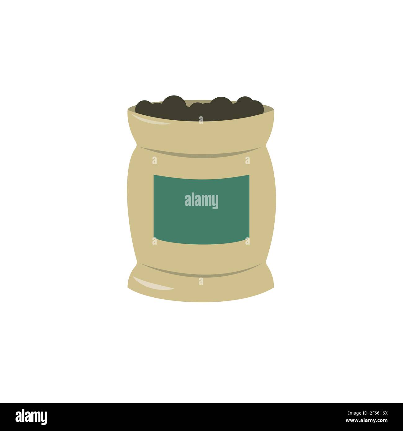 Soil bag Vector illustration in flat design Stock Vector Image & Art ...