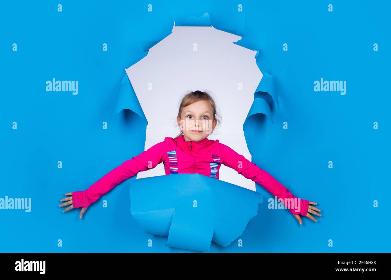 sportive teen girl in sportswear. kid fitness fashion style. happy ...