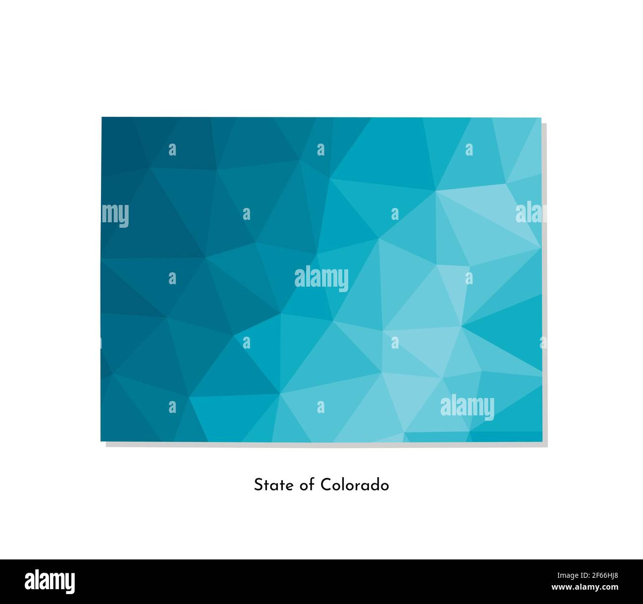 Colorado outline vector hi-res stock photography and images - Alamy