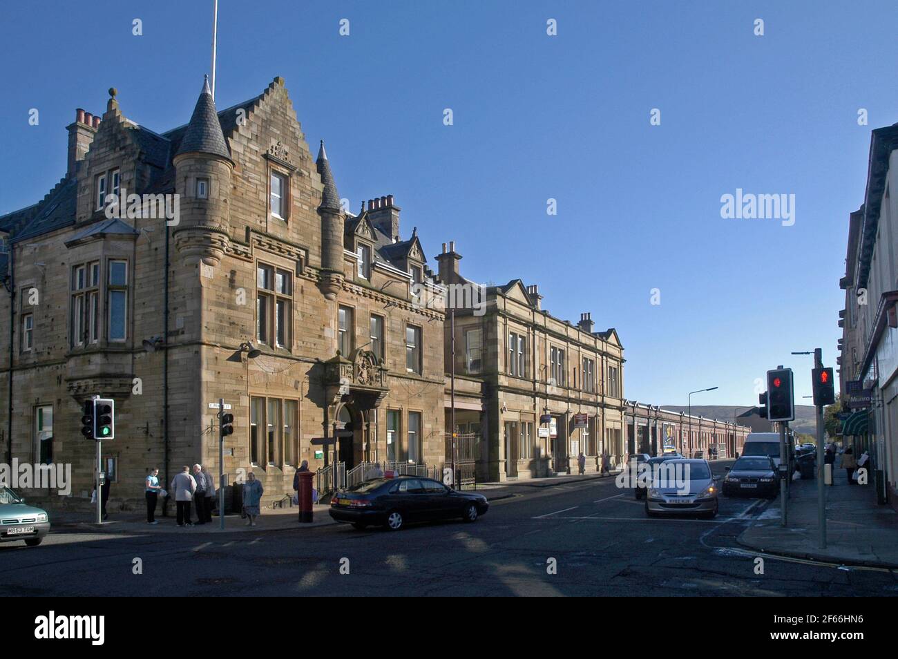 Dumbarton, Scotland: Business Shopping district in Dumbarton, Scotland ...