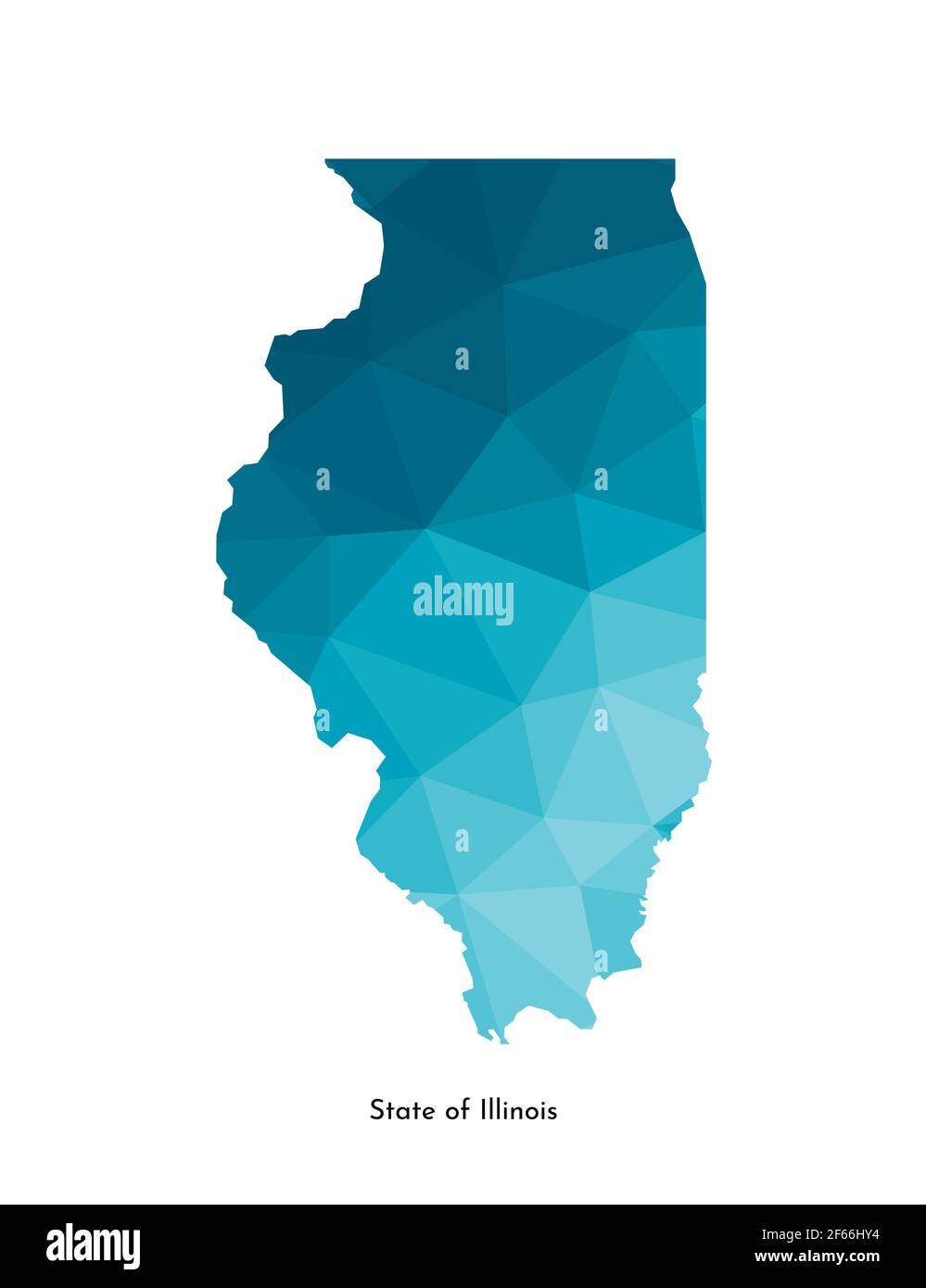 Vector isolated illustration icon with simplified blue map's silhouette ...