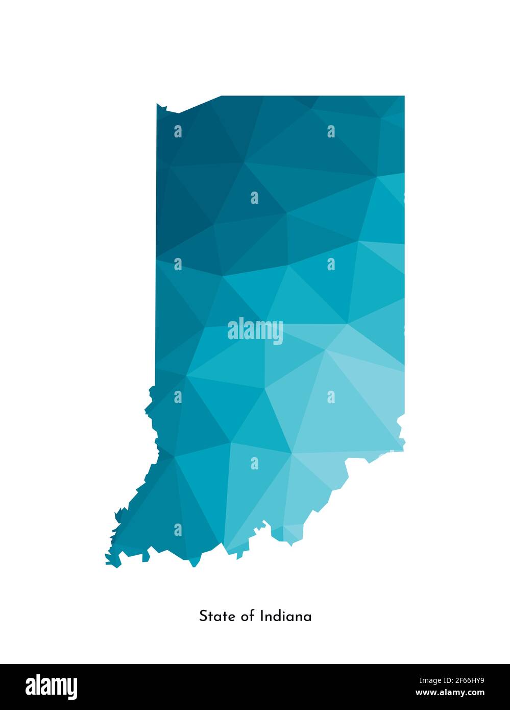 Vector isolated illustration icon with simplified blue map's silhouette ...