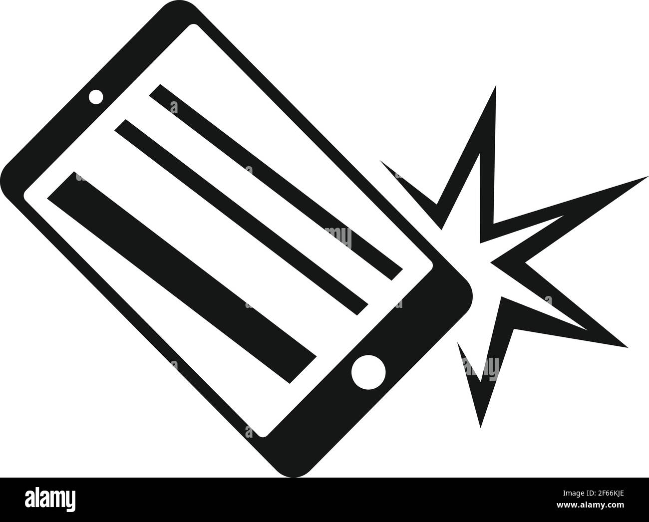 Drop smartphone icon simple Stock Vector Images - Alamy