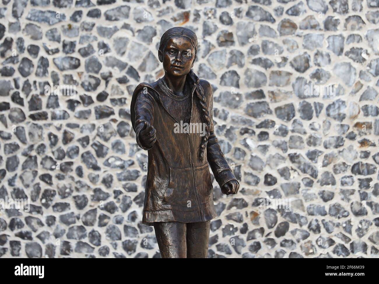 Winchester statue of greta thunberg hi-res stock photography and images ...