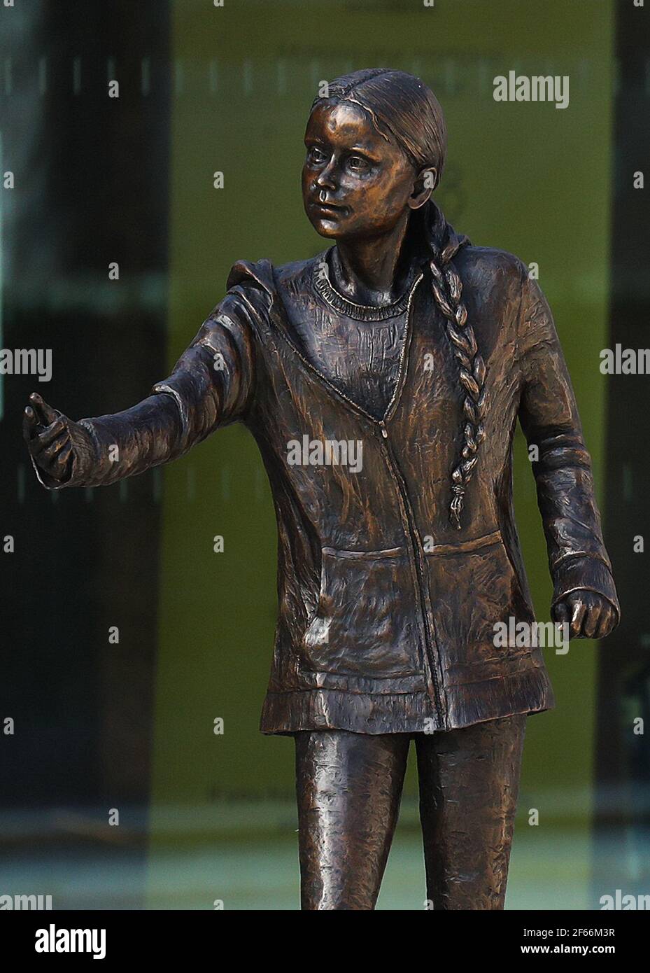 Greta thunberg statue hi-res stock photography and images - Alamy