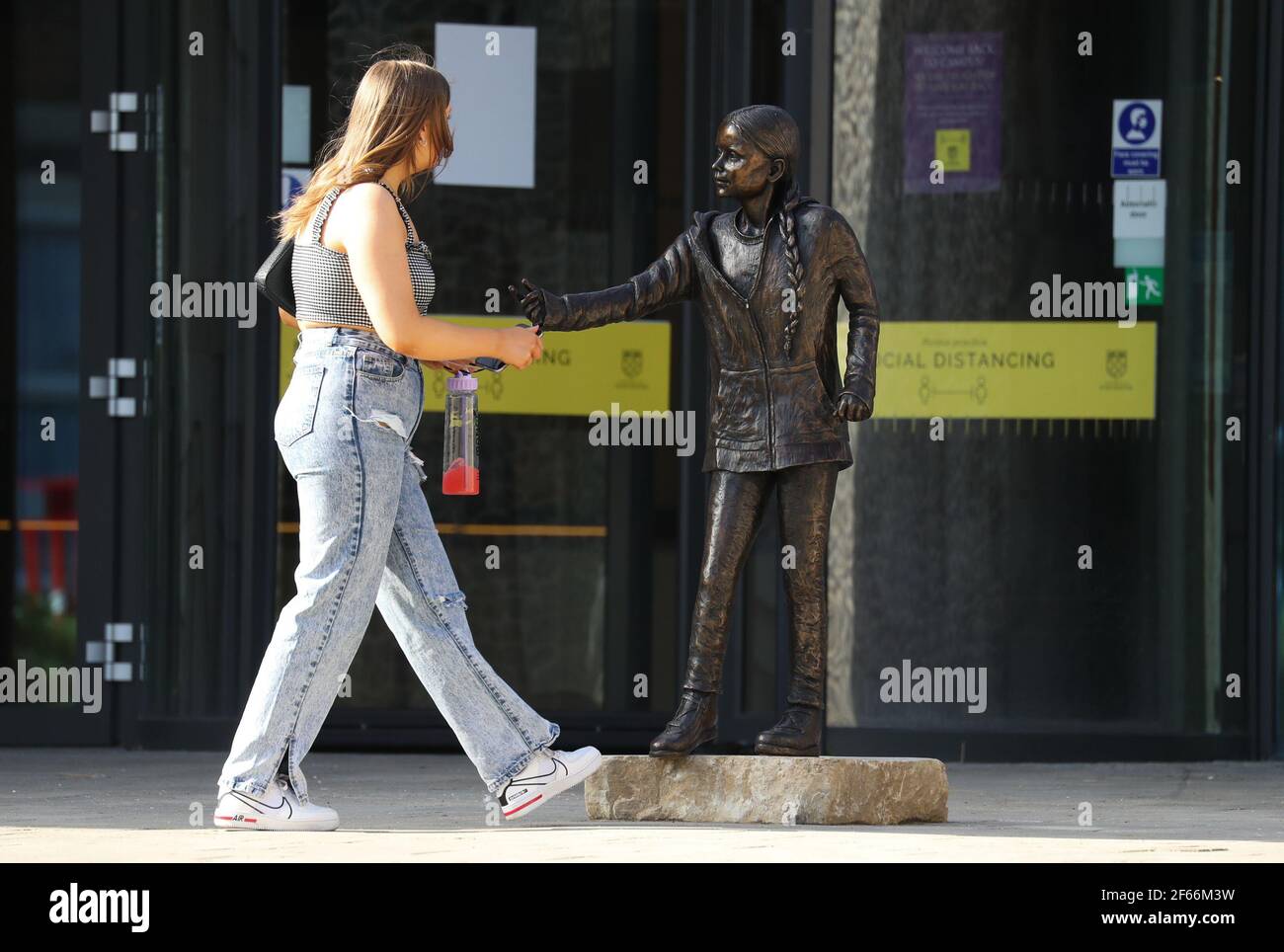 Greta thunberg statue hi-res stock photography and images - Alamy