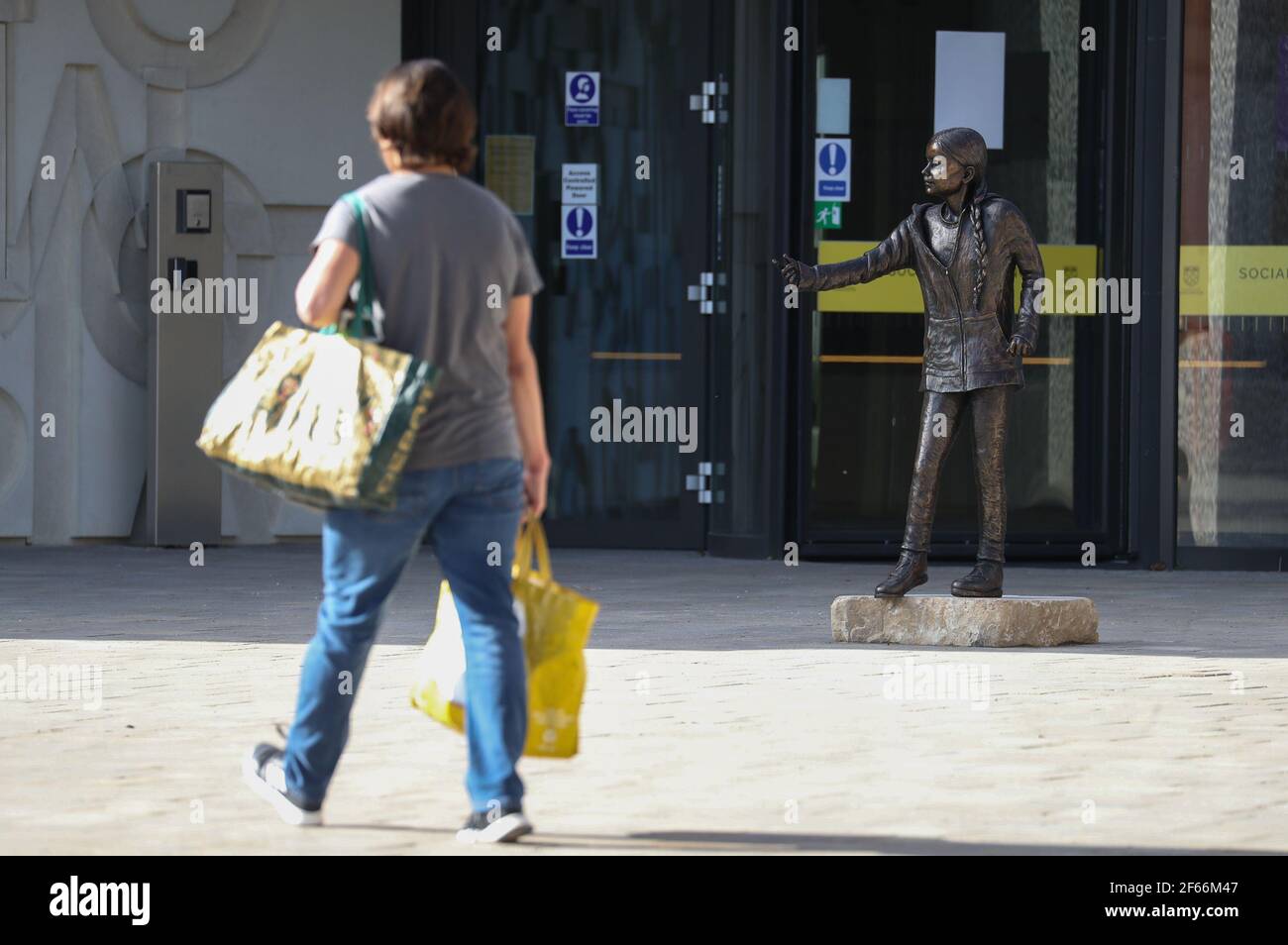 Greta thunberg statue hi-res stock photography and images - Alamy