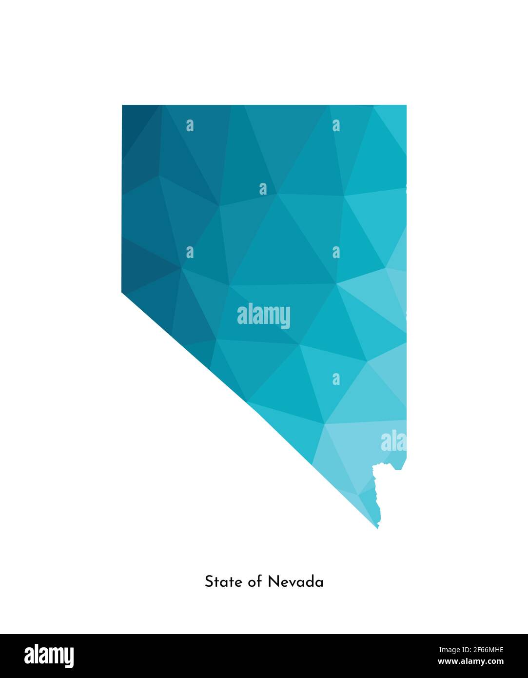 Vector isolated illustration icon with simplified blue map's silhouette ...