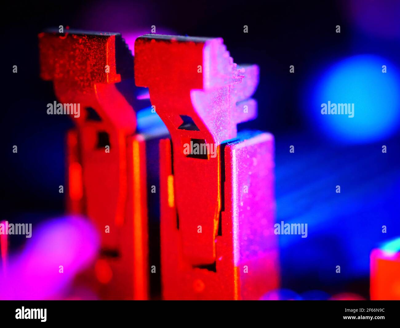 green Electronic system computer motherboard, digital chip with ...