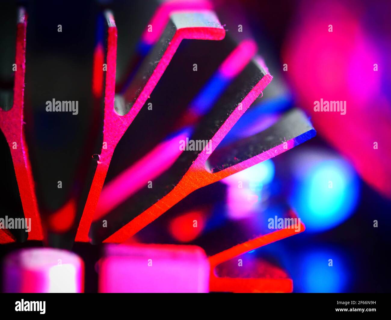 green Electronic system computer motherboard, digital chip with ...