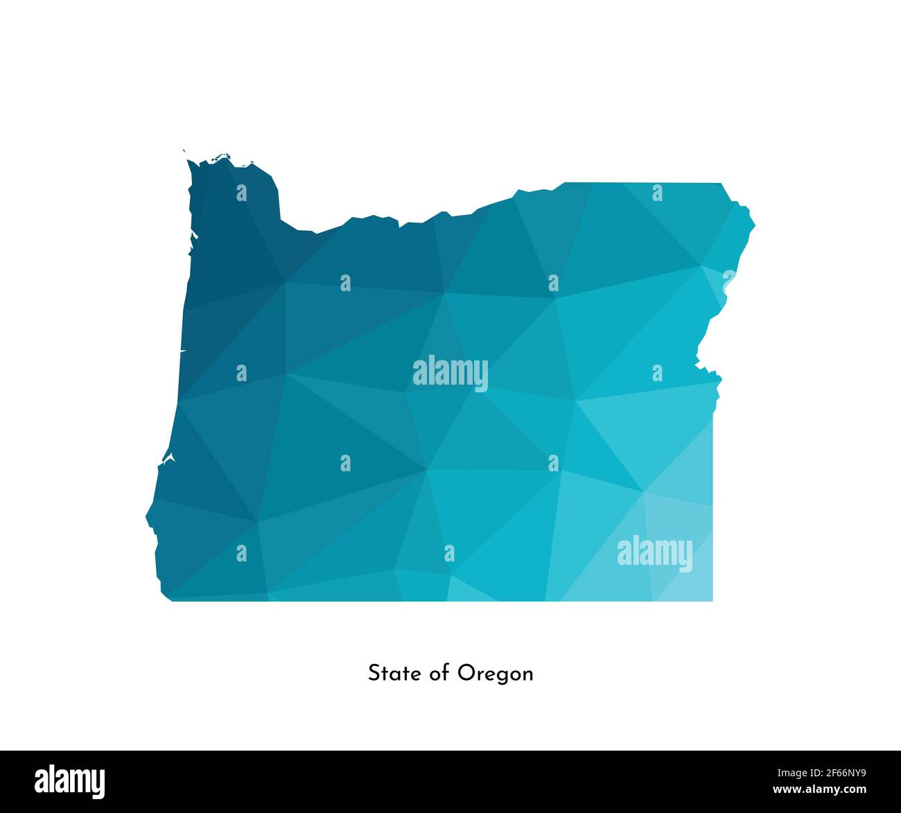 Oregon map usa hi-res stock photography and images - Alamy