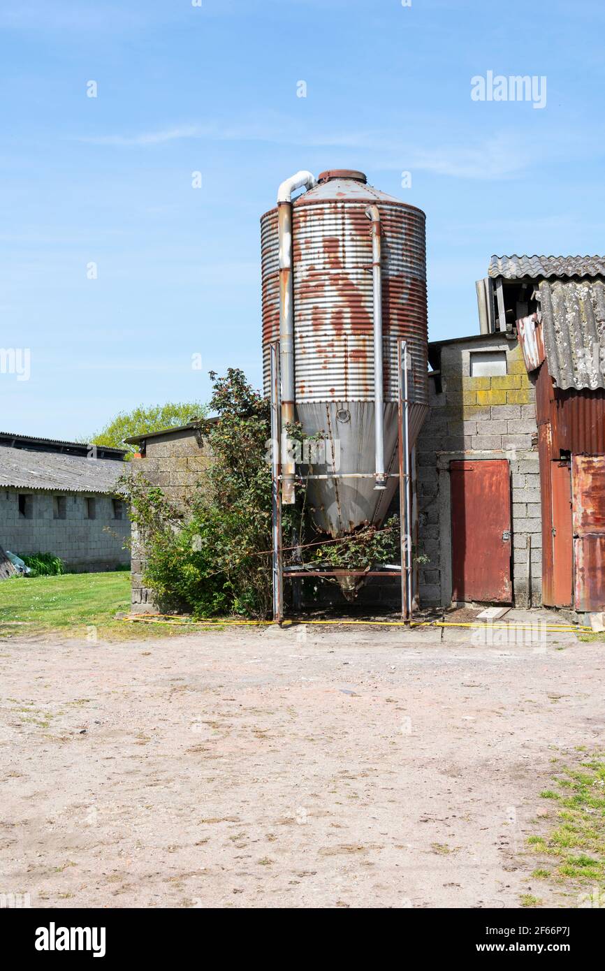 Old Grain Storage Structure High Resolution Stock Photography and ...