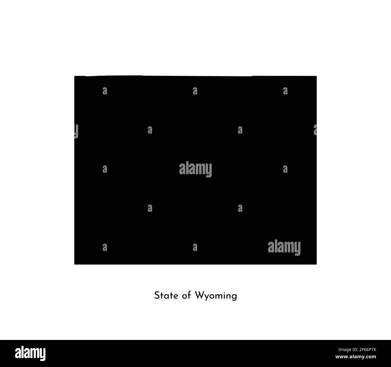 Wyoming usa map hi-res stock photography and images - Alamy