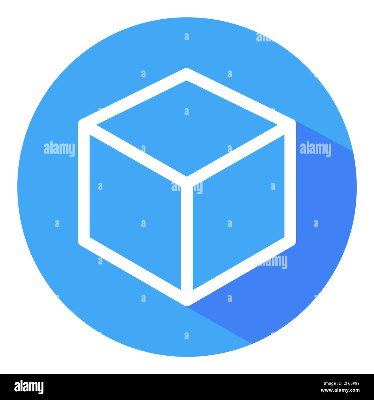 Cube icon graphic design vector, symbol modern isolated illustration ...
