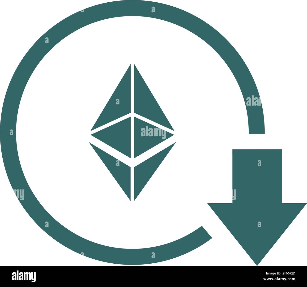 Cost reduction- decrease icon. Vector symbol image isolated on ...