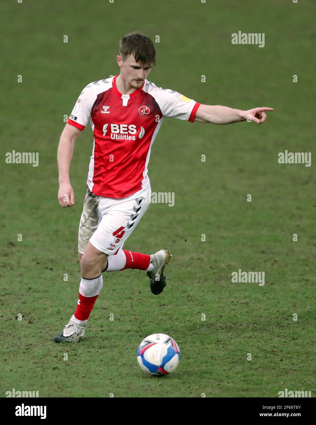Fleetwood Town's Callum Connolly Stock Photo - Alamy