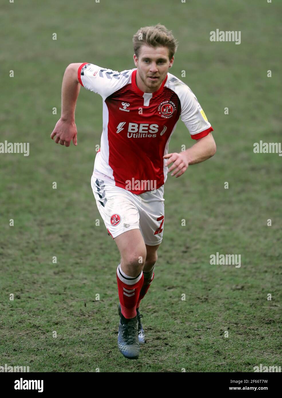 Fleetwood Town's Daniel Batty Stock Photo - Alamy