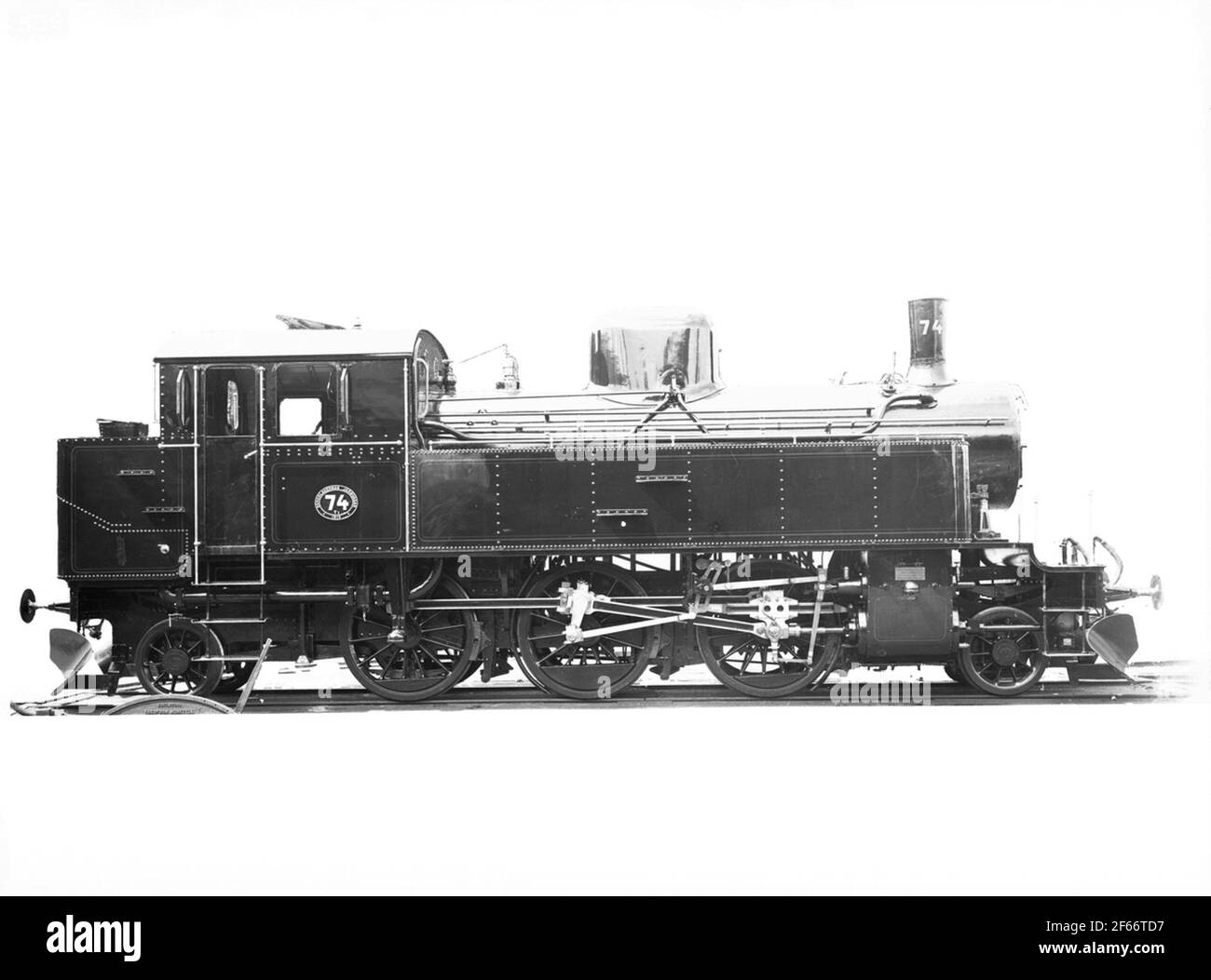BJ Y3 74. Delivery photo. The locomotive was manufactured by Motala ...