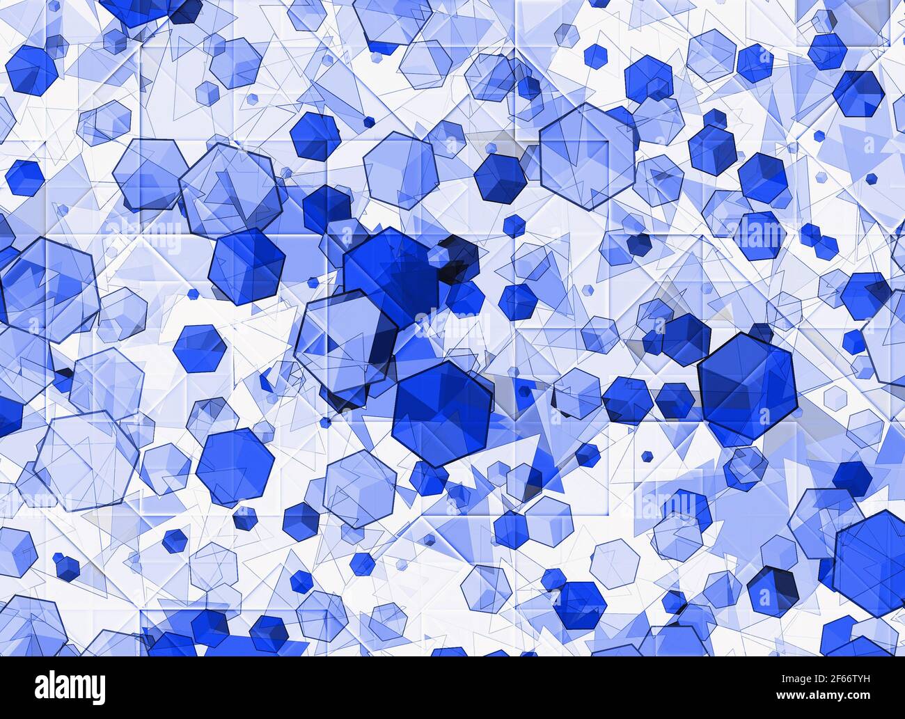 many blue abstract geometric figures backgrounds Stock Photo - Alamy