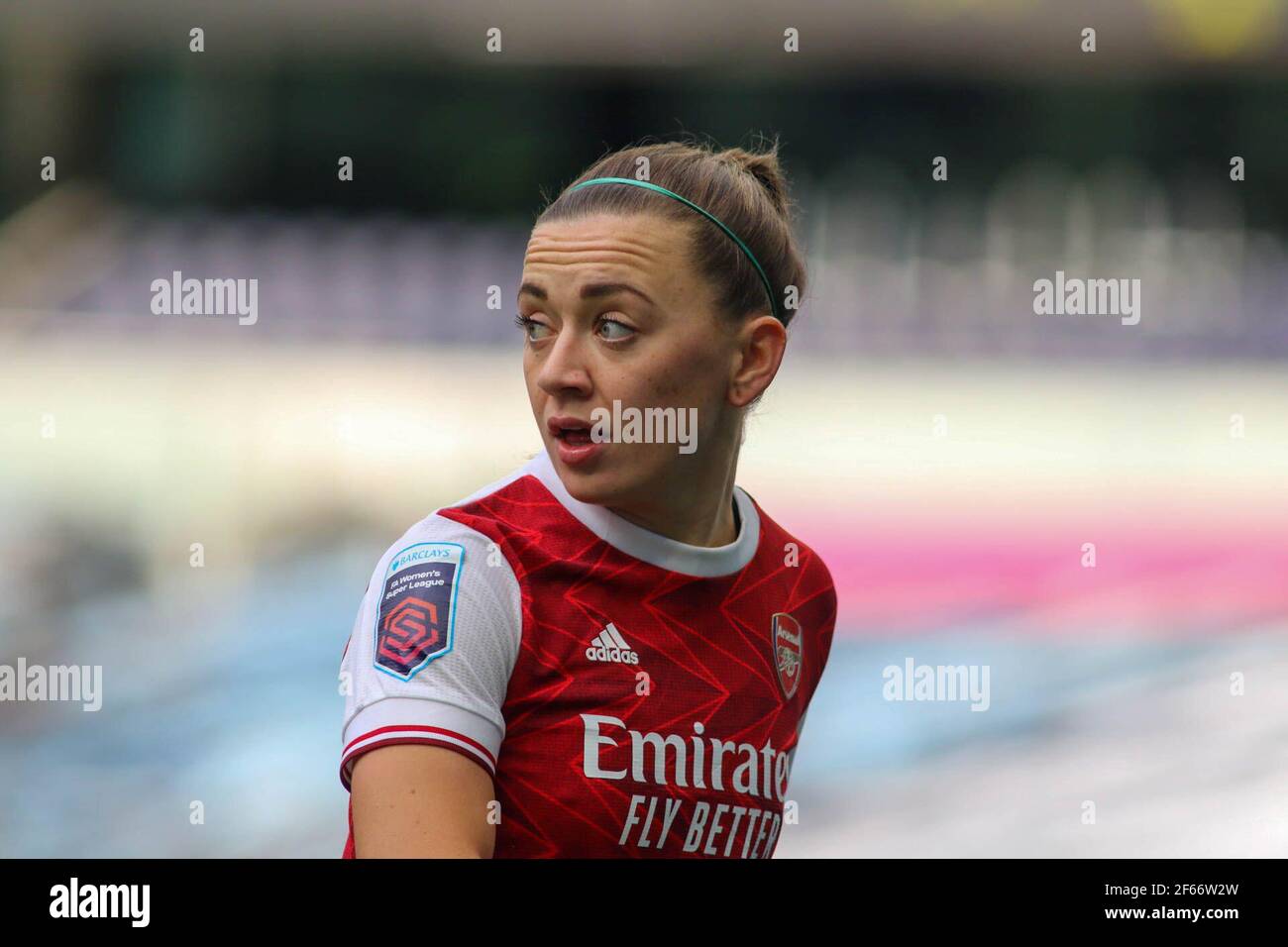 Katie McCabe (15 Arsenal) in action during Barclays FA Womens Super ...