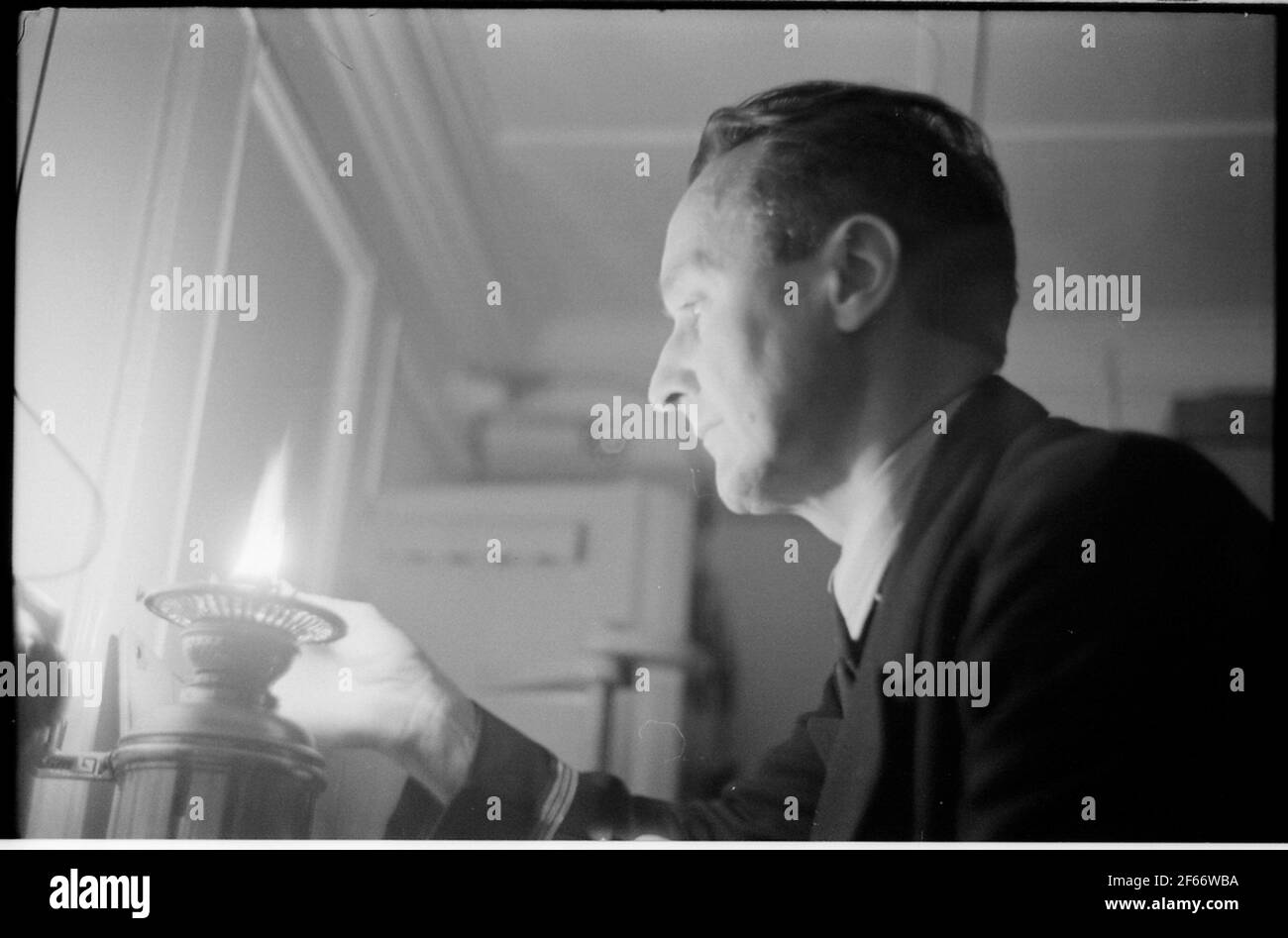 Sea captain board ferry Stock Photo - Alamy