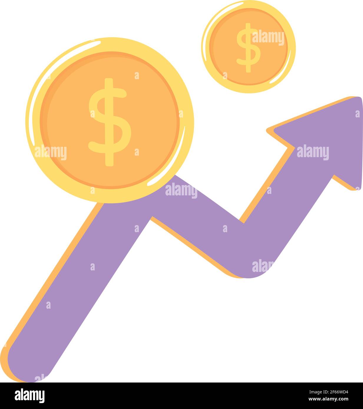 economy chart arrow money business Stock Vector Image & Art - Alamy