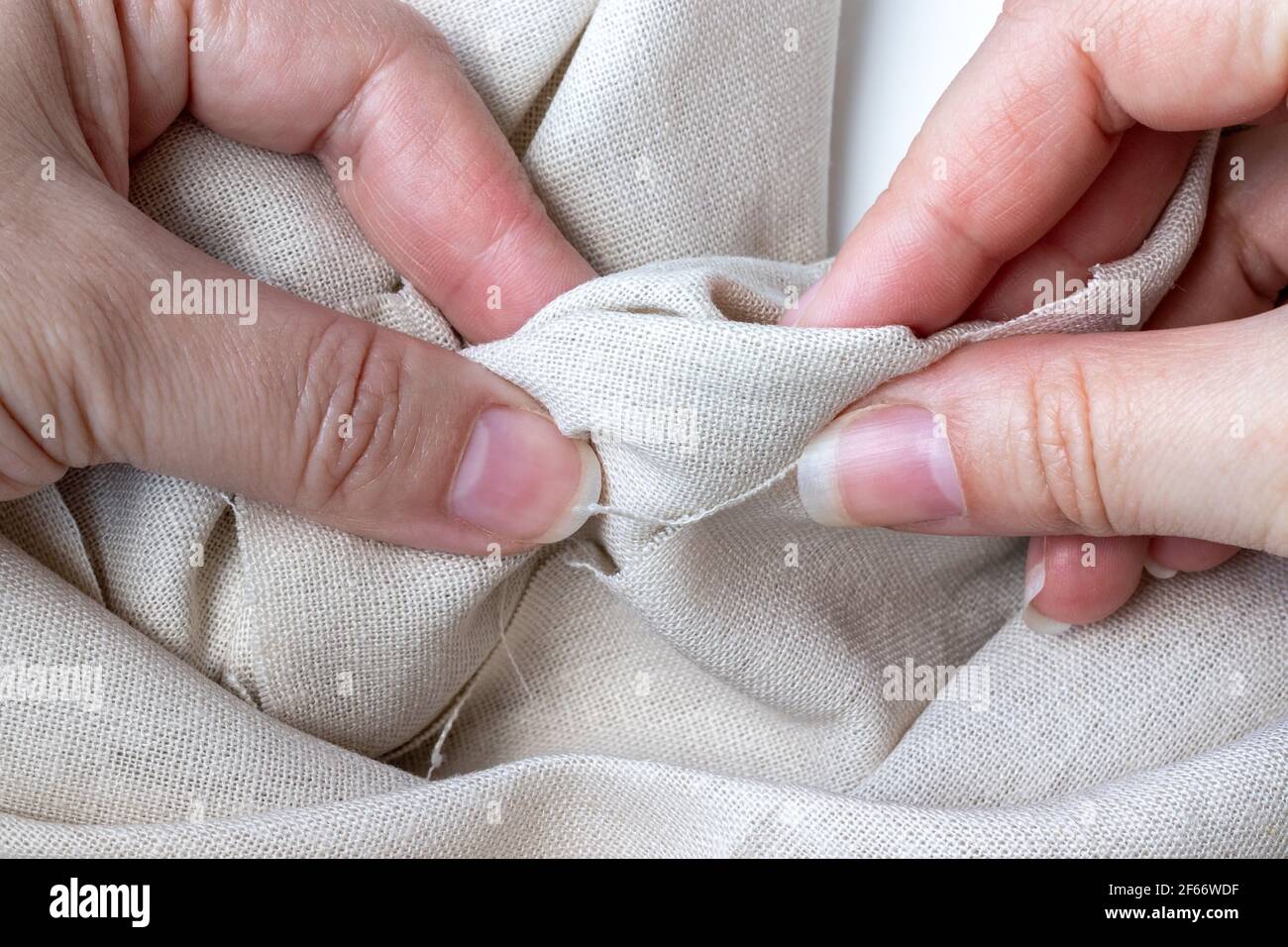 Female soft fabric hi-res stock photography and images - Alamy