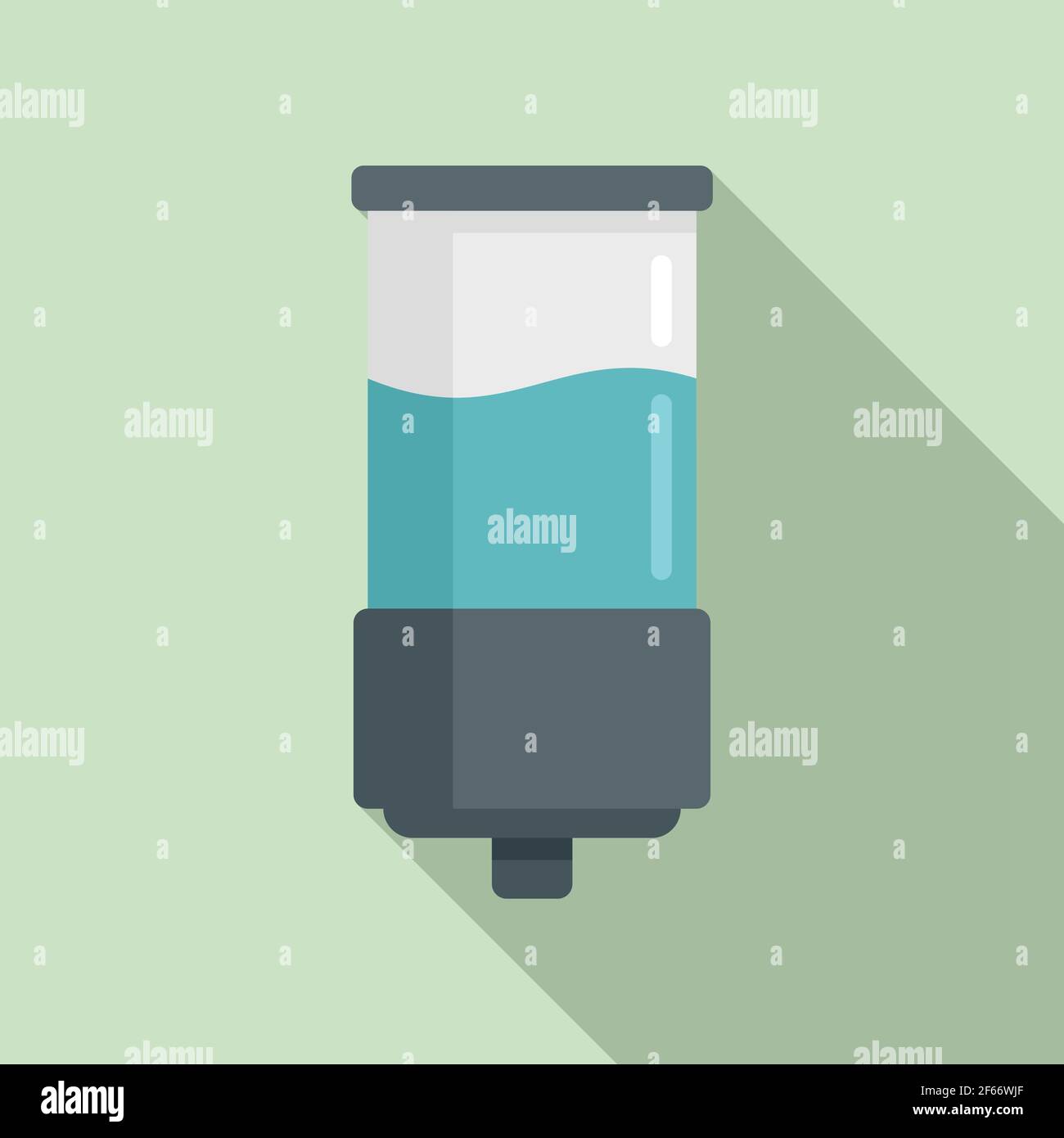Gel wall dispenser icon, flat style Stock Vector Image & Art - Alamy