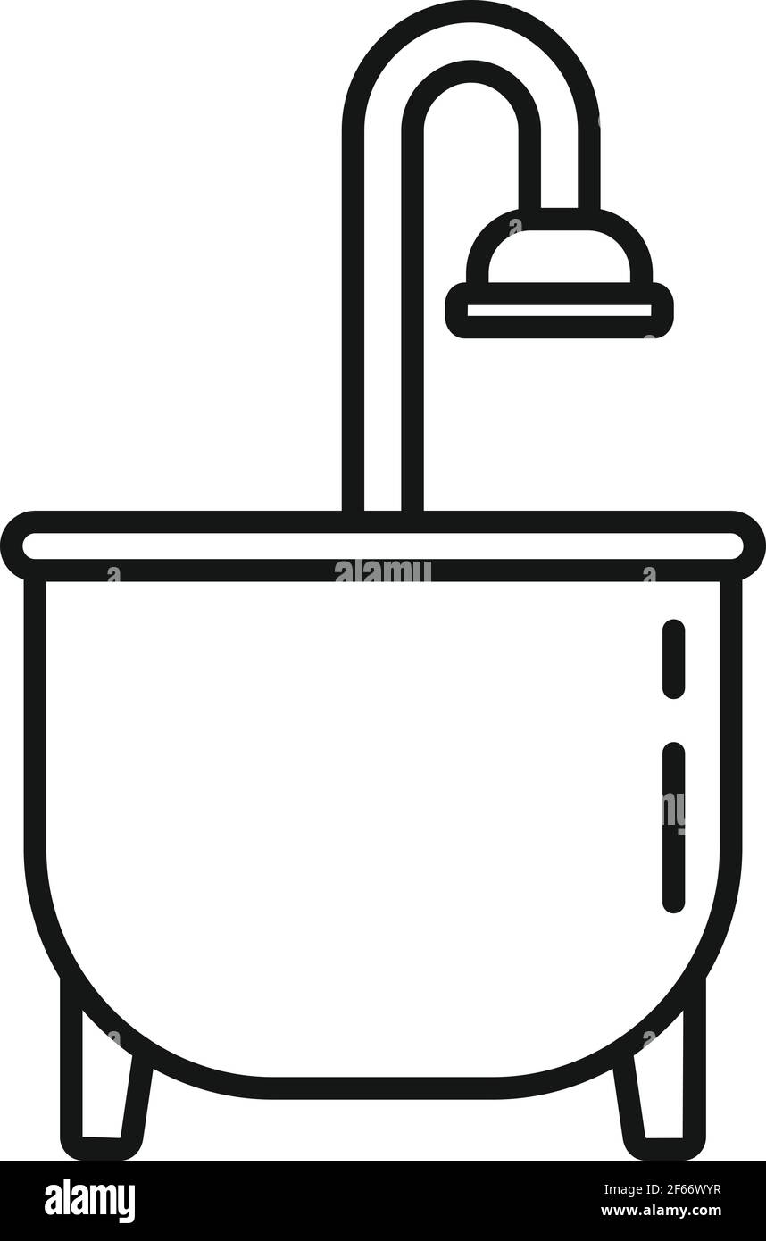 Hot shower isolated Black and White Stock Photos & Images - Alamy