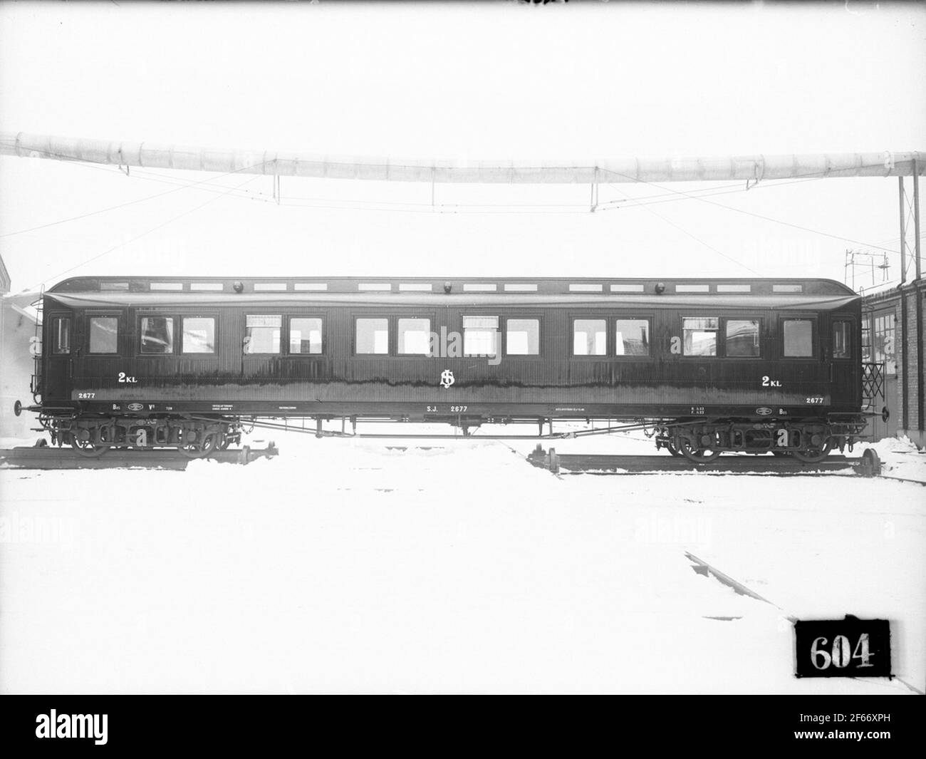 State Railways, SJ Bo5 2677. Wagon built in Linköping 1923. Scrapped in ...