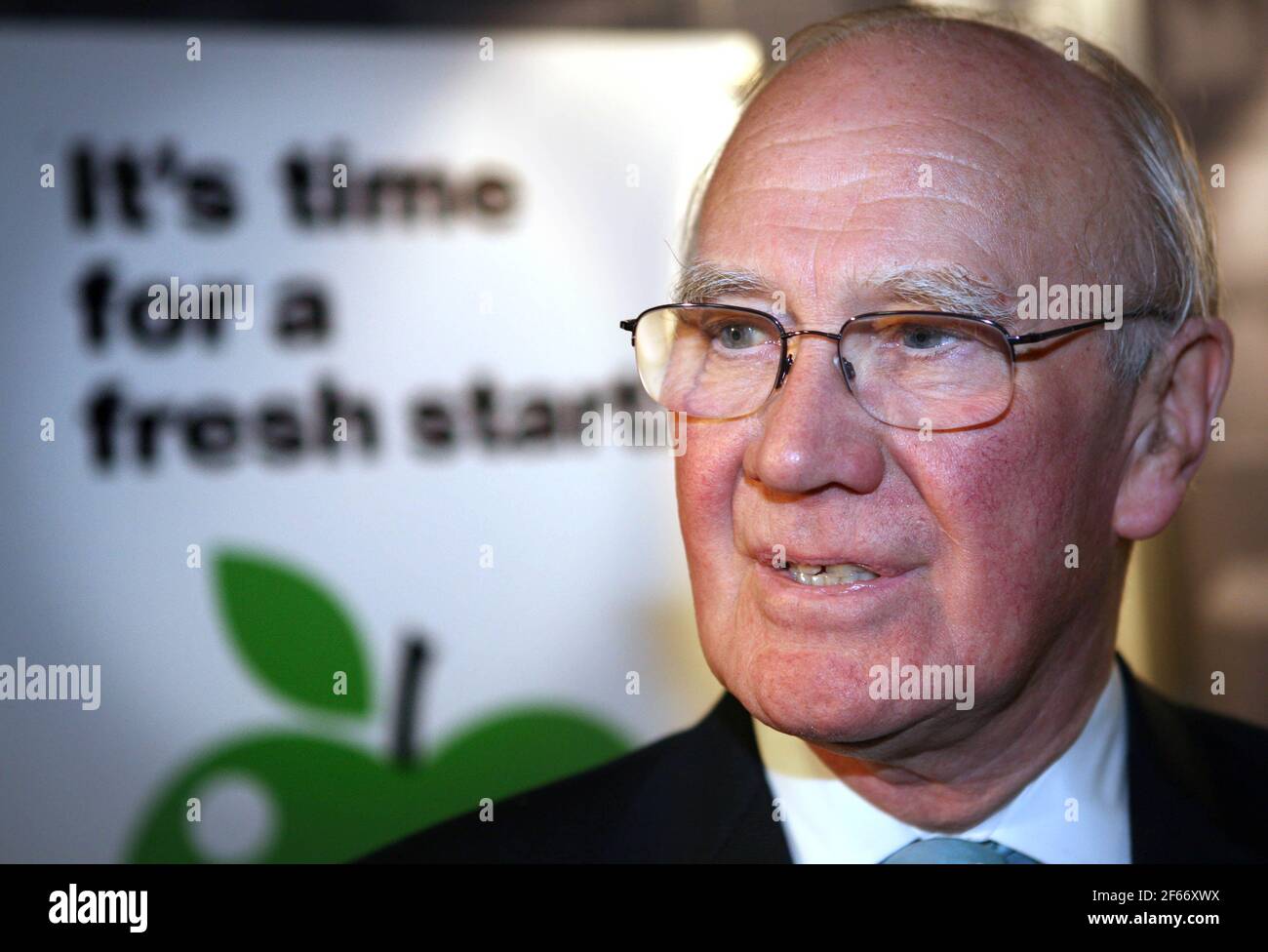 Liberal Democrats conference in Brighton.... Menzies Campbell on a walk ...