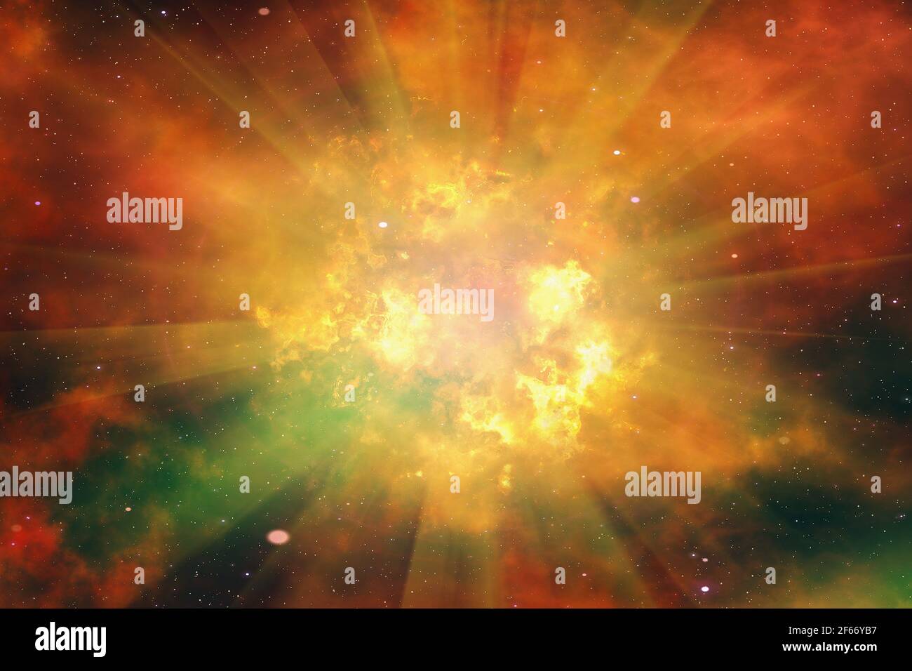 bright explosion flash on a space backgrounds. fire burst Stock Photo ...
