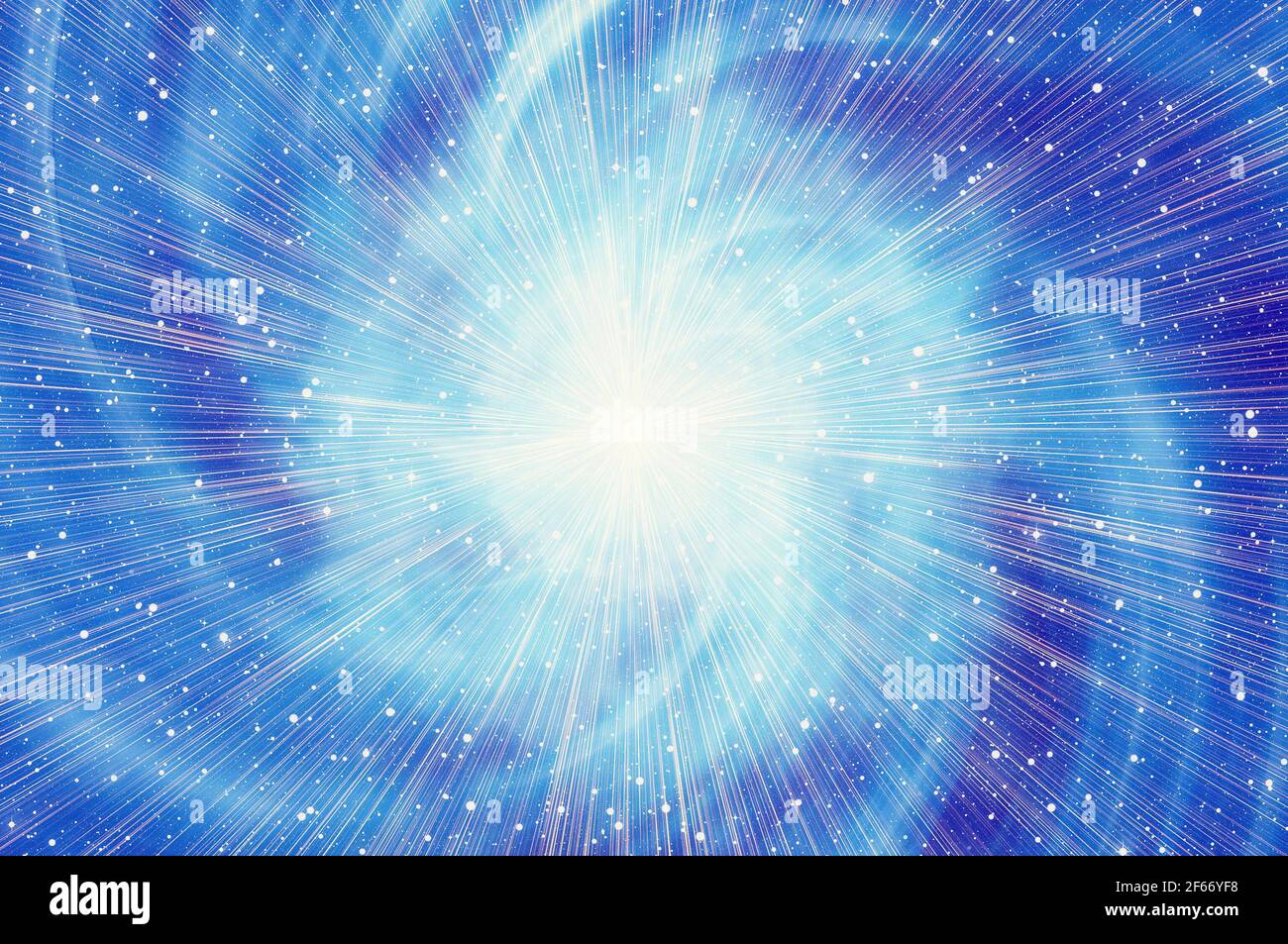 white flash on space background Stock Photo - Alamy