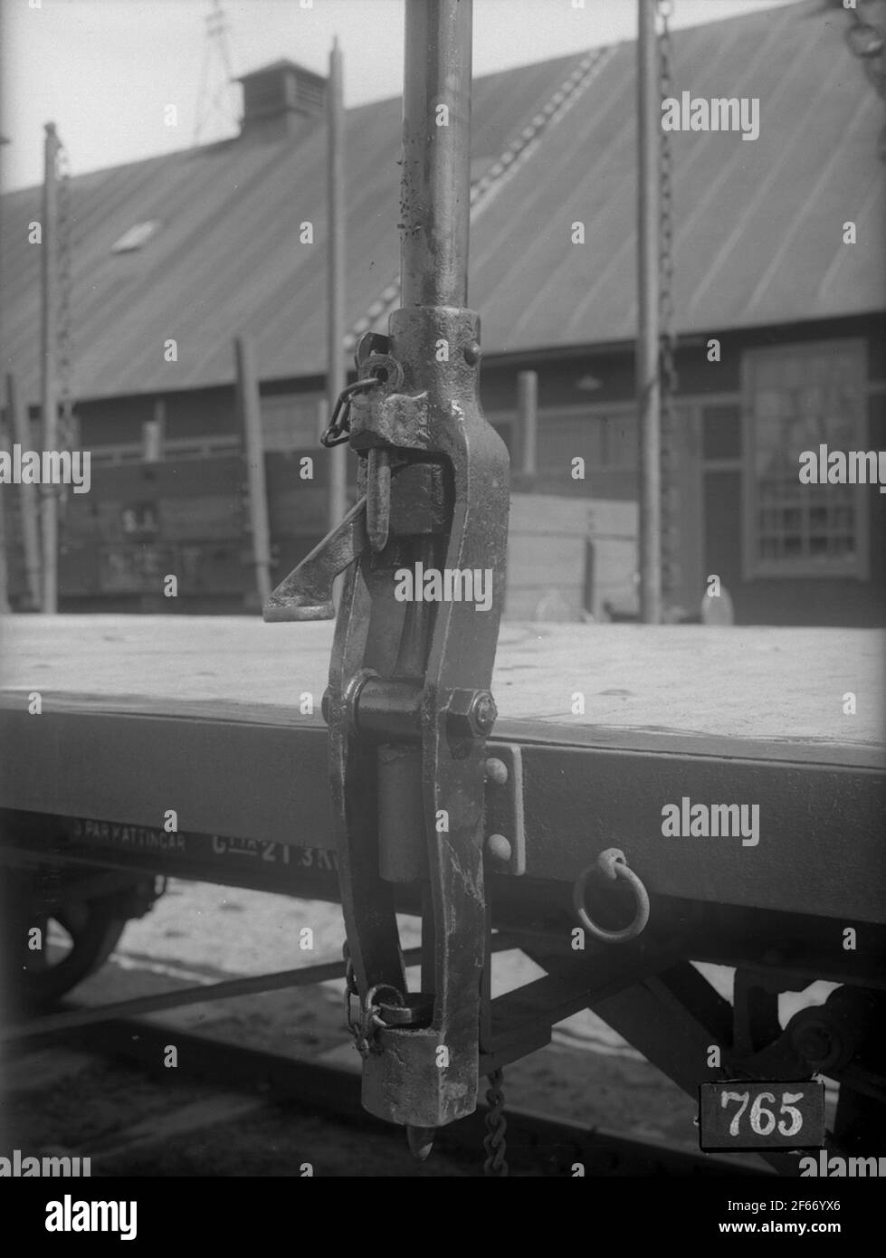 Posts that are folding Stock Photo - Alamy