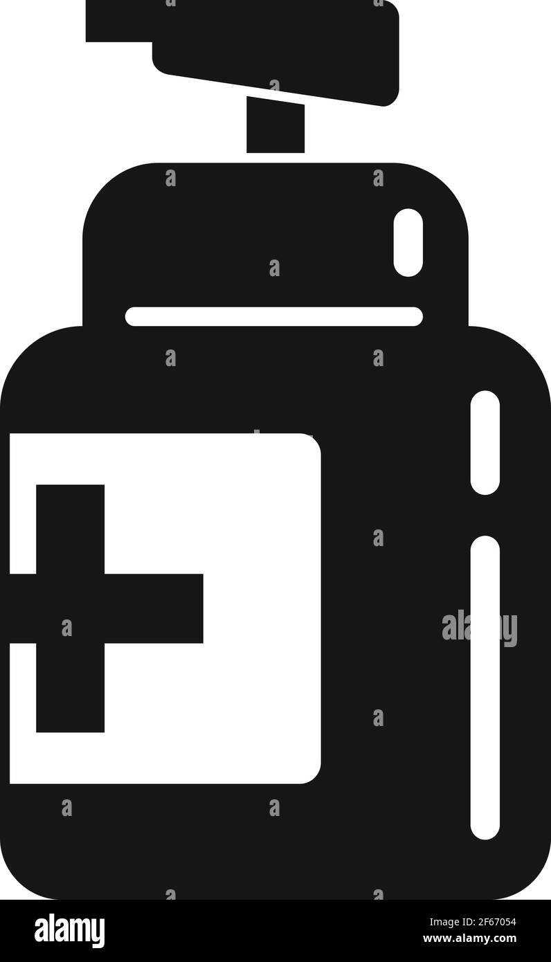 Pump antiseptic icon, simple style Stock Vector Image & Art - Alamy