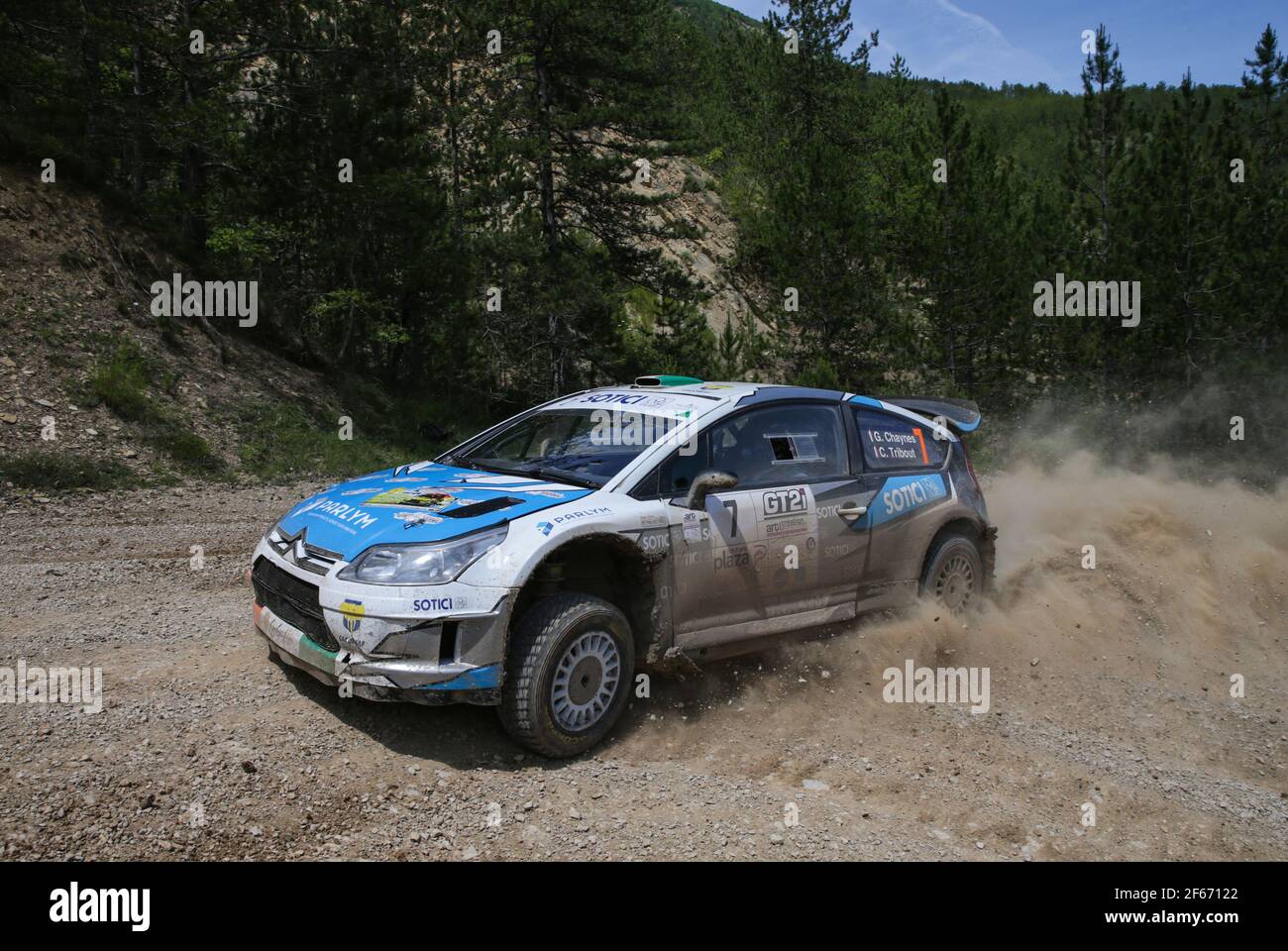07 CHAYNES Gary TRIBOUT Christian Citroën C4 WRC action during the 2017 ...