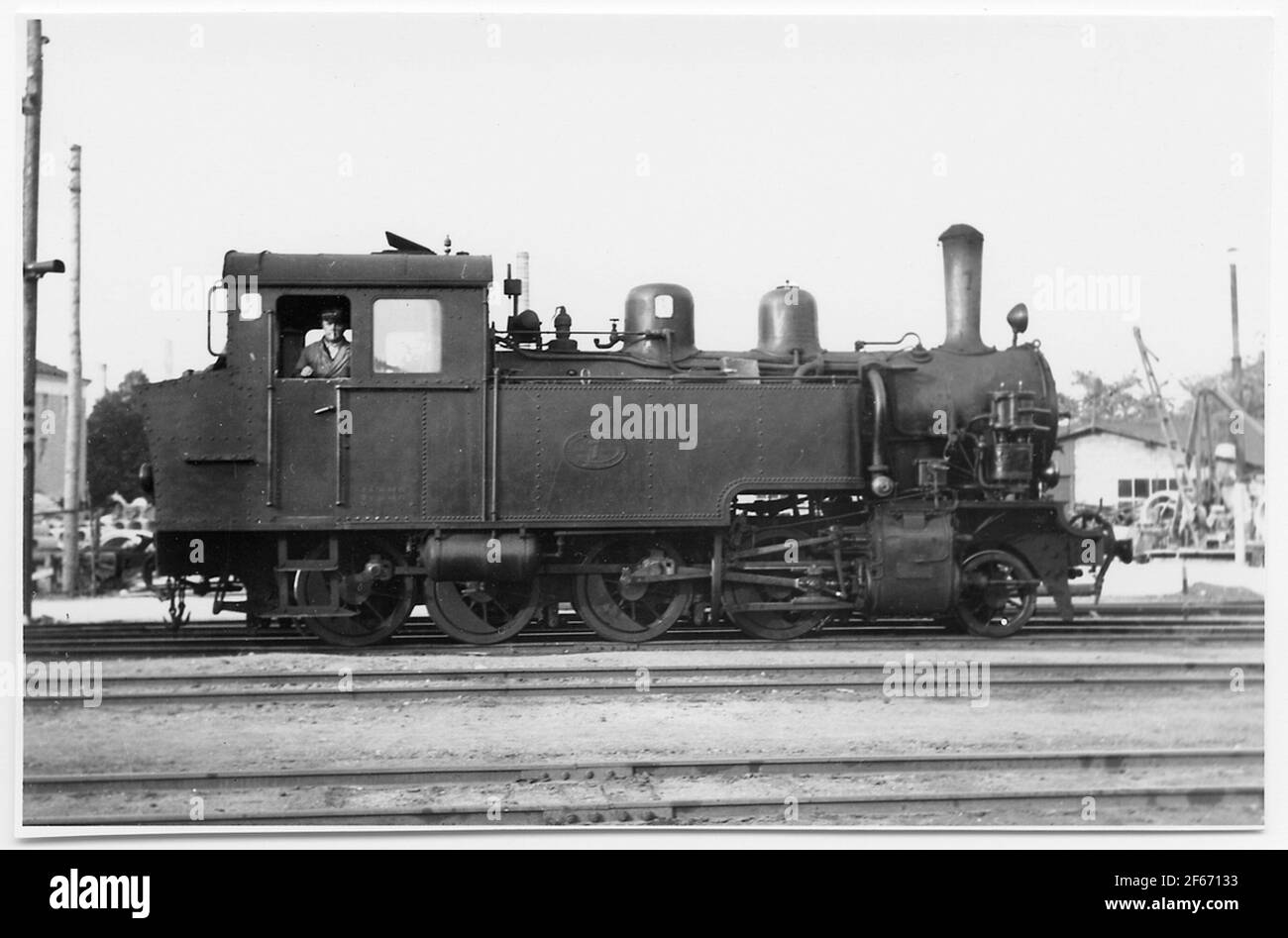 Bird-Vadstena-desert railway rail, locomotive 7 Stock Photo - Alamy