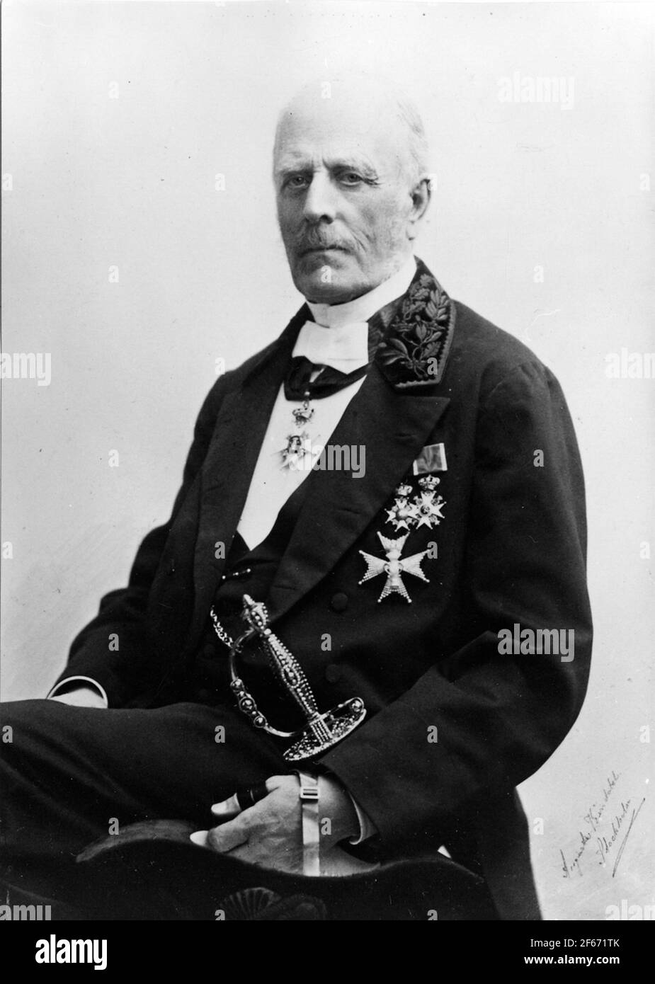 Architect Adolf Vilhelm Overel Stock Photo - Alamy