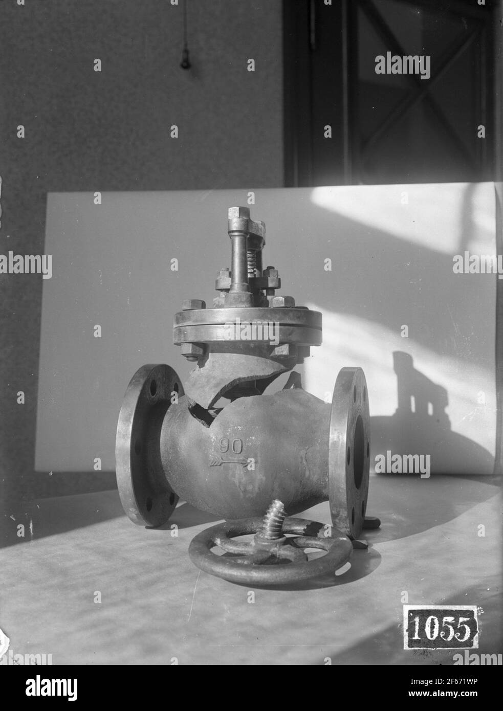 Damaged valve housing Stock Photo - Alamy